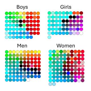 Beyond Pink and Blue: How Gender Shapes Color Preferences | Psychology ...