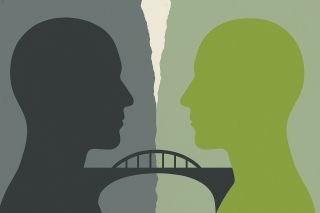 two people thinking the same