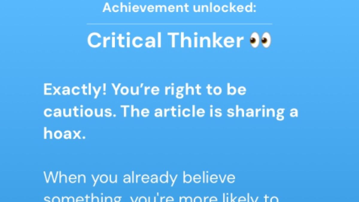 being cautious about something