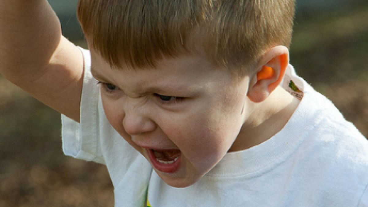 angry toddler