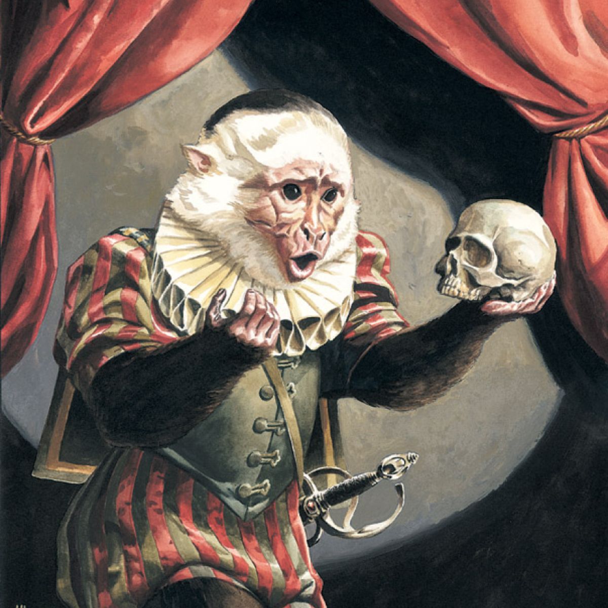 monkey writing hamlet