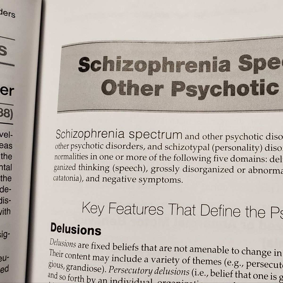 polymorphic psychotic disorder