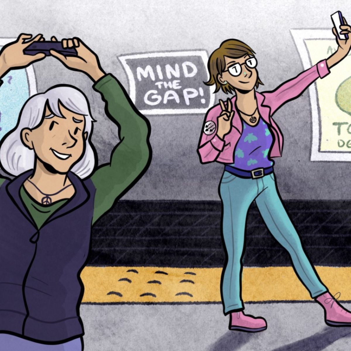 generation gap illustration