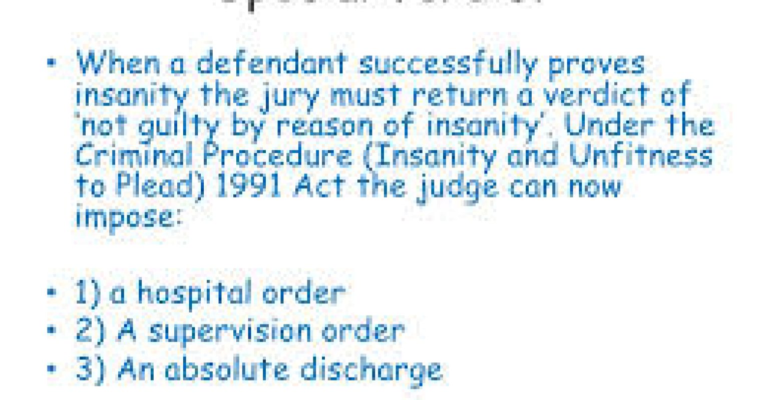 It’s Time to Scrap “Innocent By Reason of Insanity” | Psychology Today