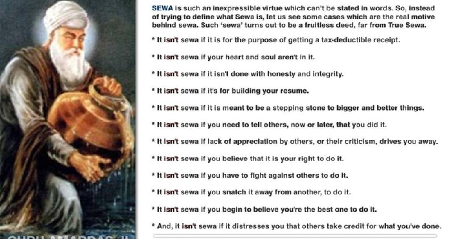 Selfless Service, Part II: Different Types of Seva | Psychology Today