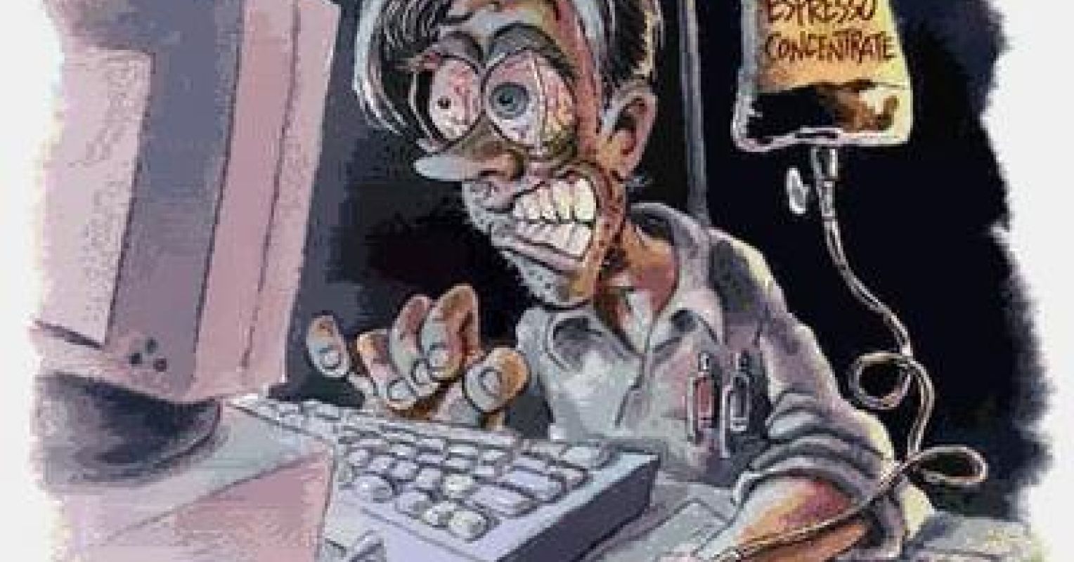 computer addiction poster