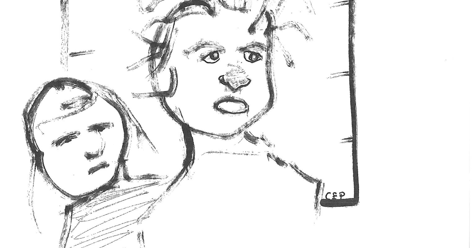 Over The Shoulder Shot Drawing