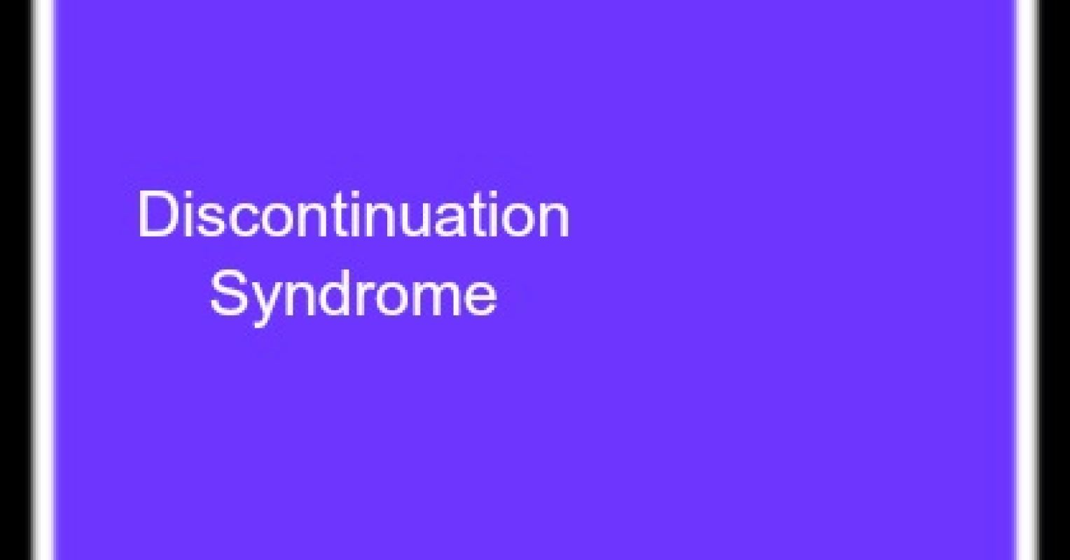 Antidepressant Discontinuation Syndrome | Psychology Today