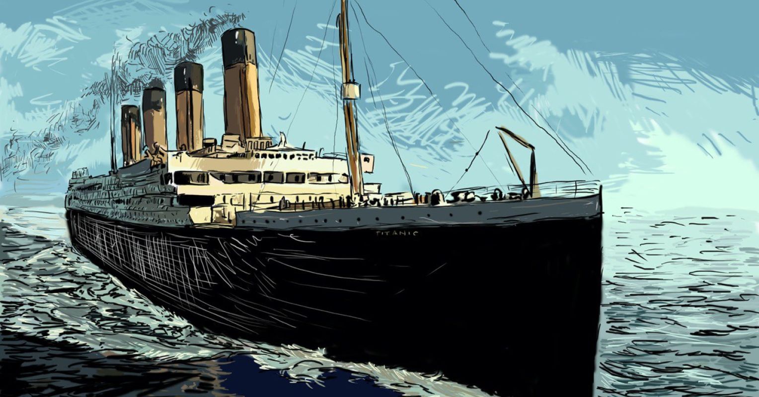 what does the sinking ship represent