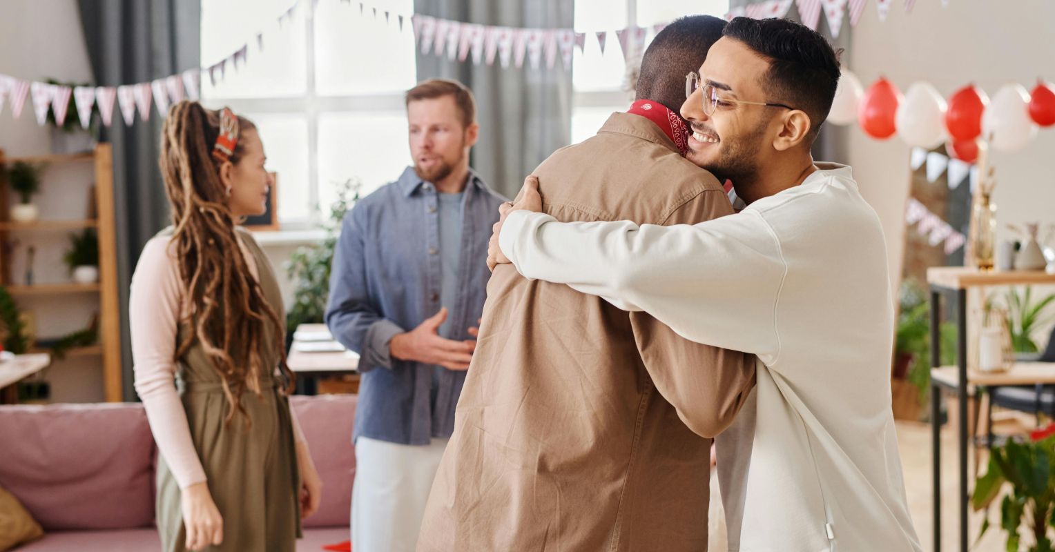 Hug Your Male Friends More | Psychology Today Australia