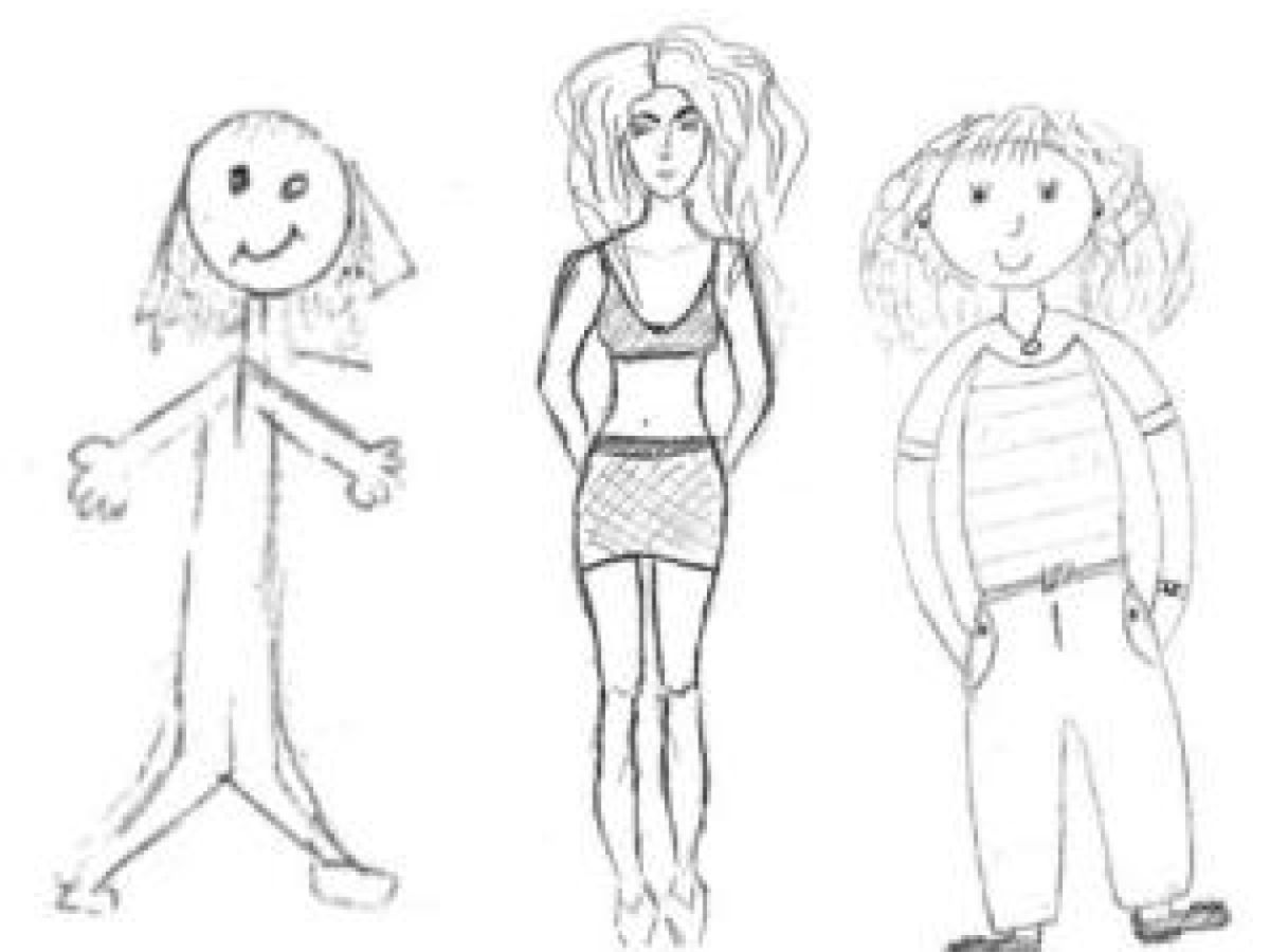 anorexia drawing reference
