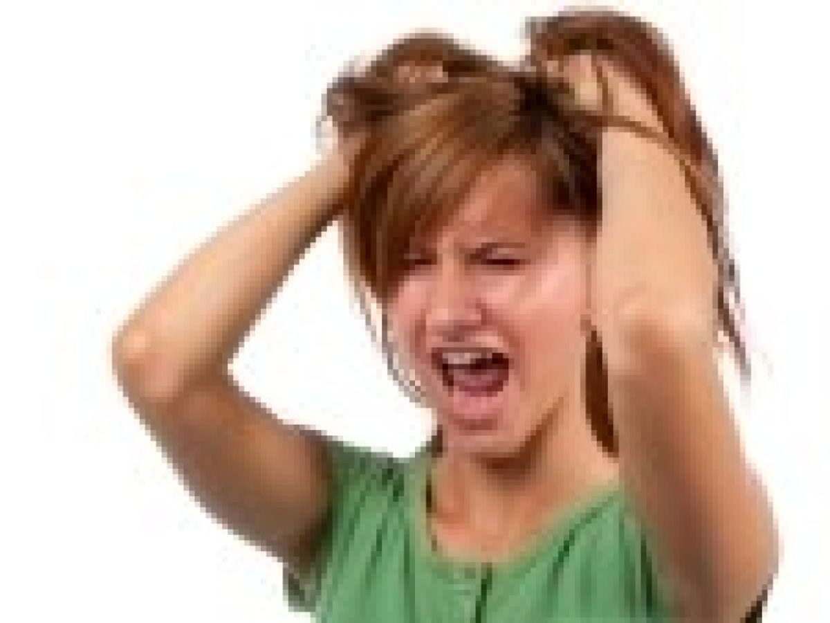 screaming in someone's face