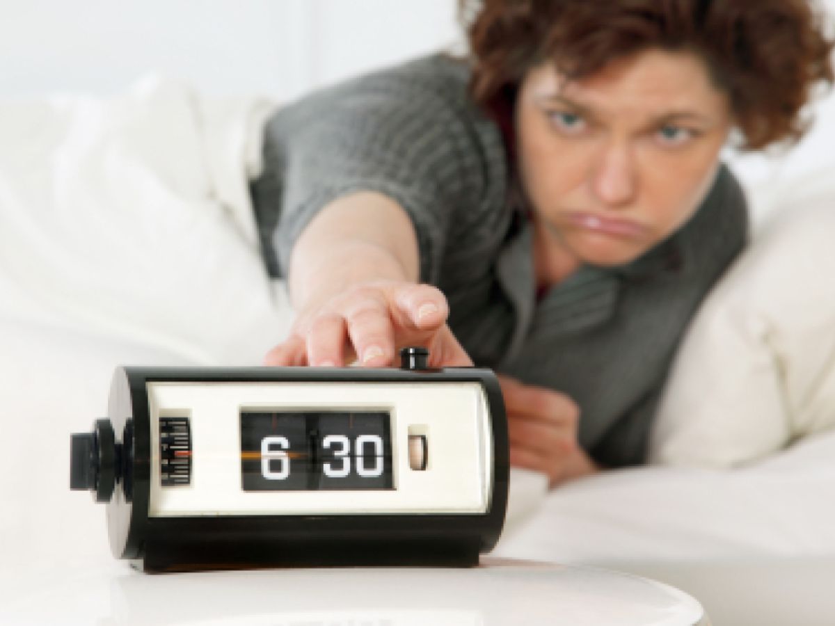 alarm clock snooze button