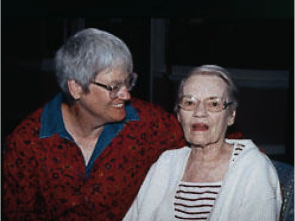 confused elderly parent