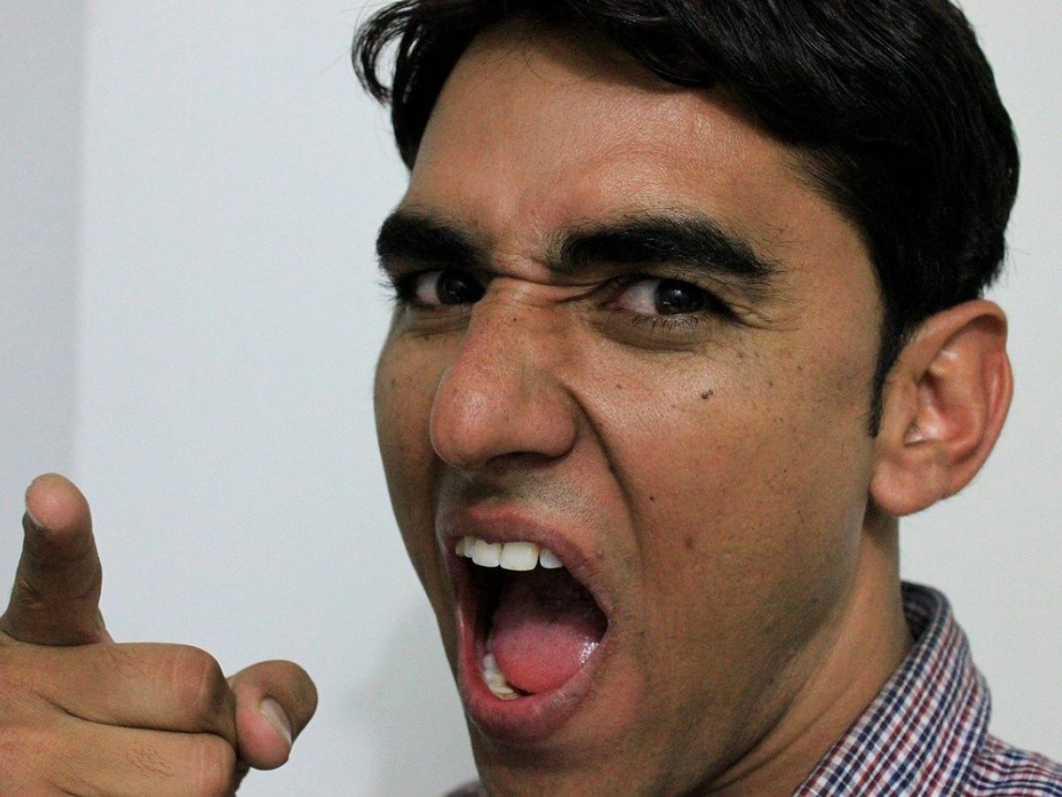 impatient face expression