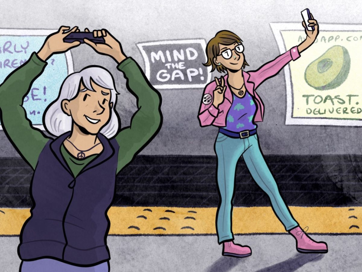 Generation Gap Cartoon