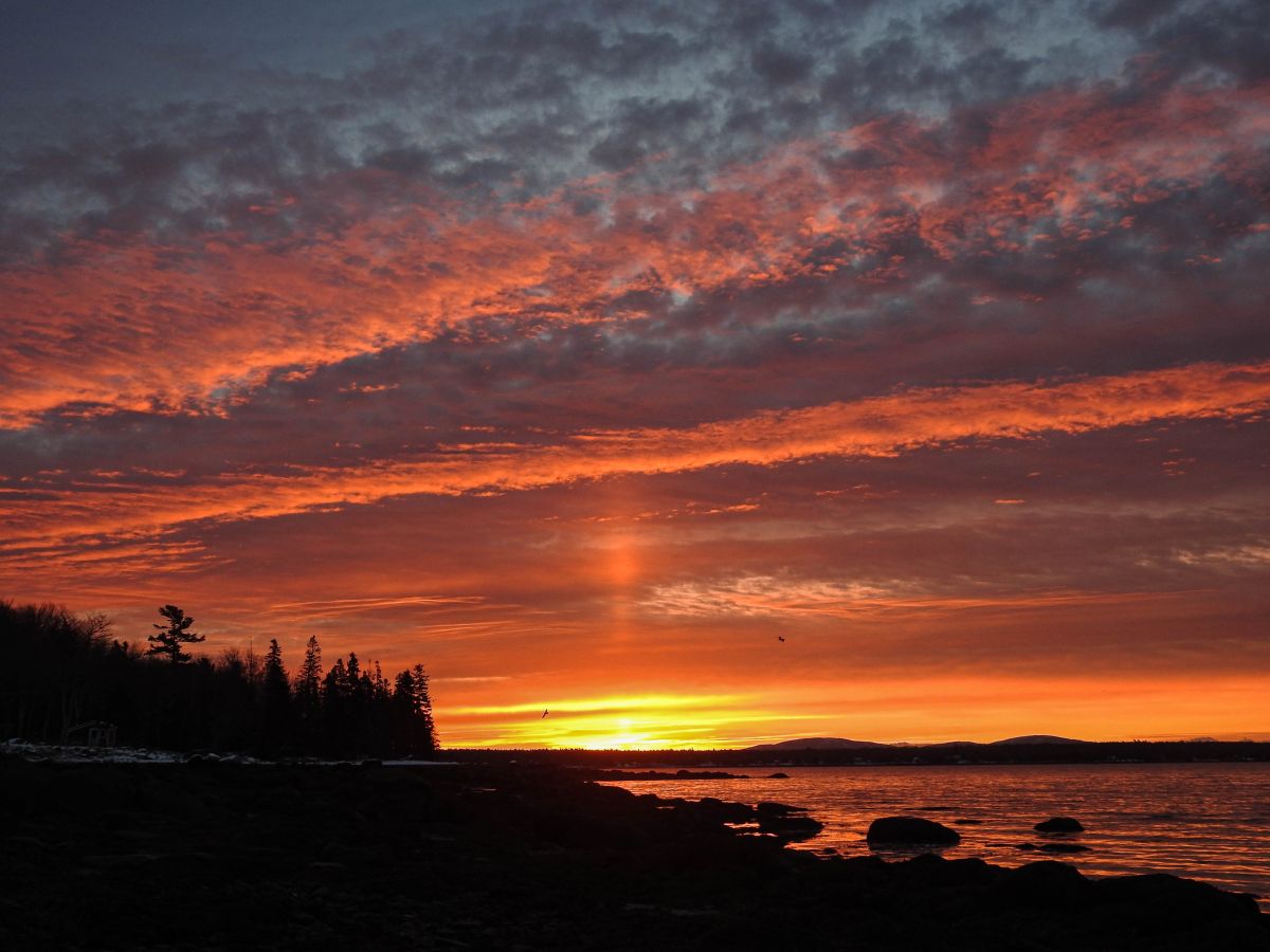 sunset darkness today