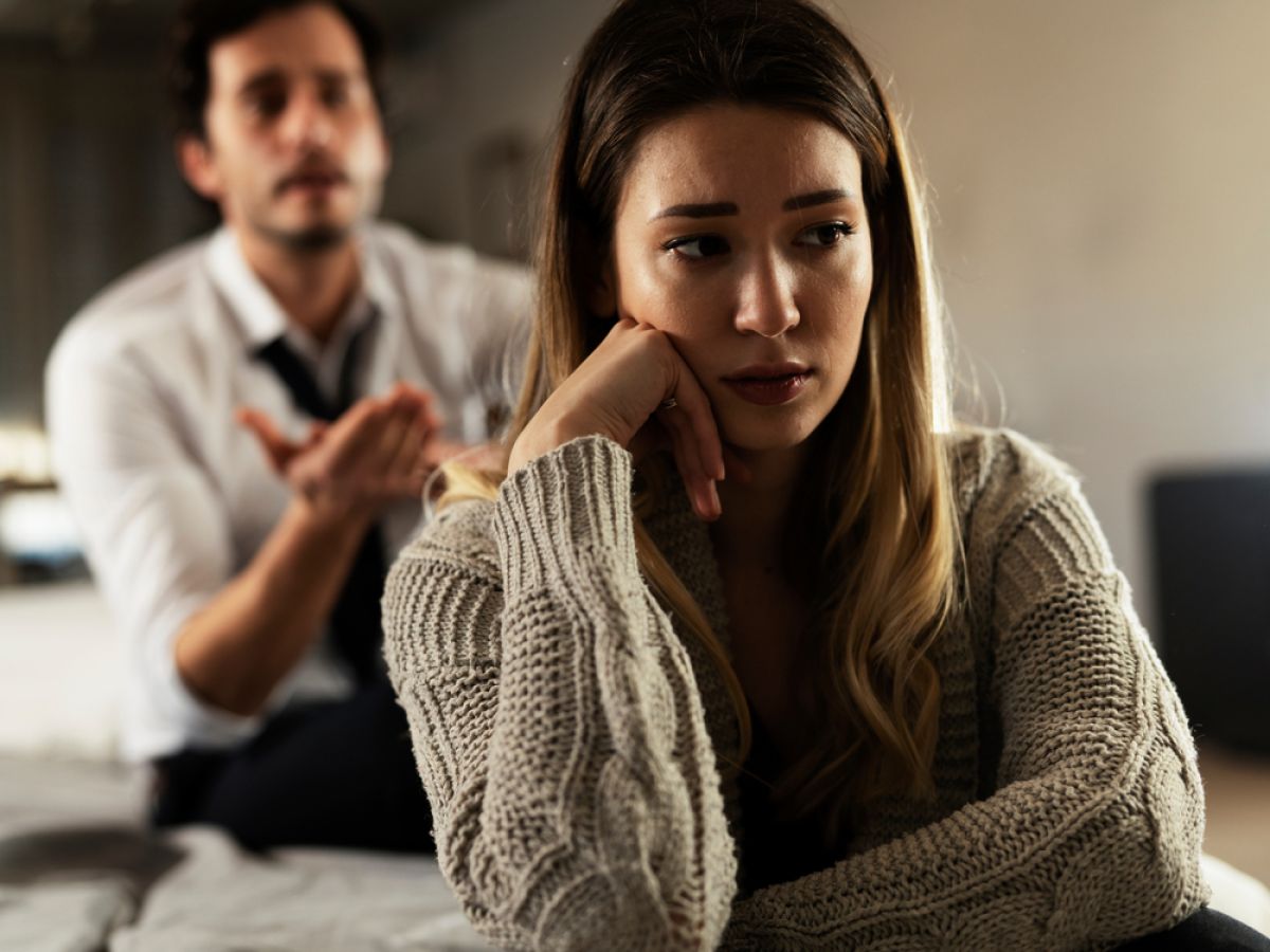 pushing someone away